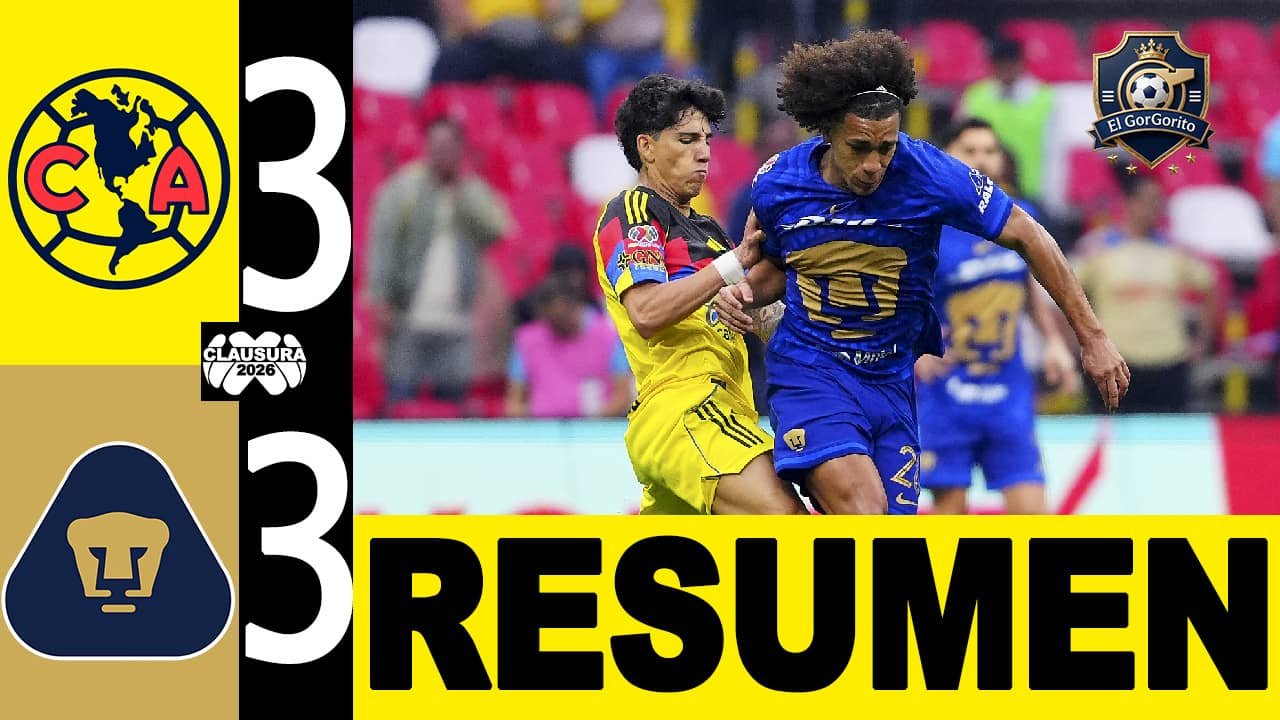 ️ Clásico inolvidable empate vibrante América 3-3 Pumas locura total ...