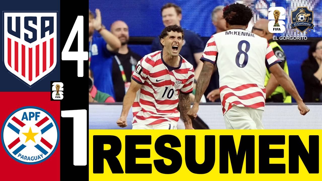 ️ Estados Unidos aplasta a Paraguay 4-1 y presentación de candidato en ...